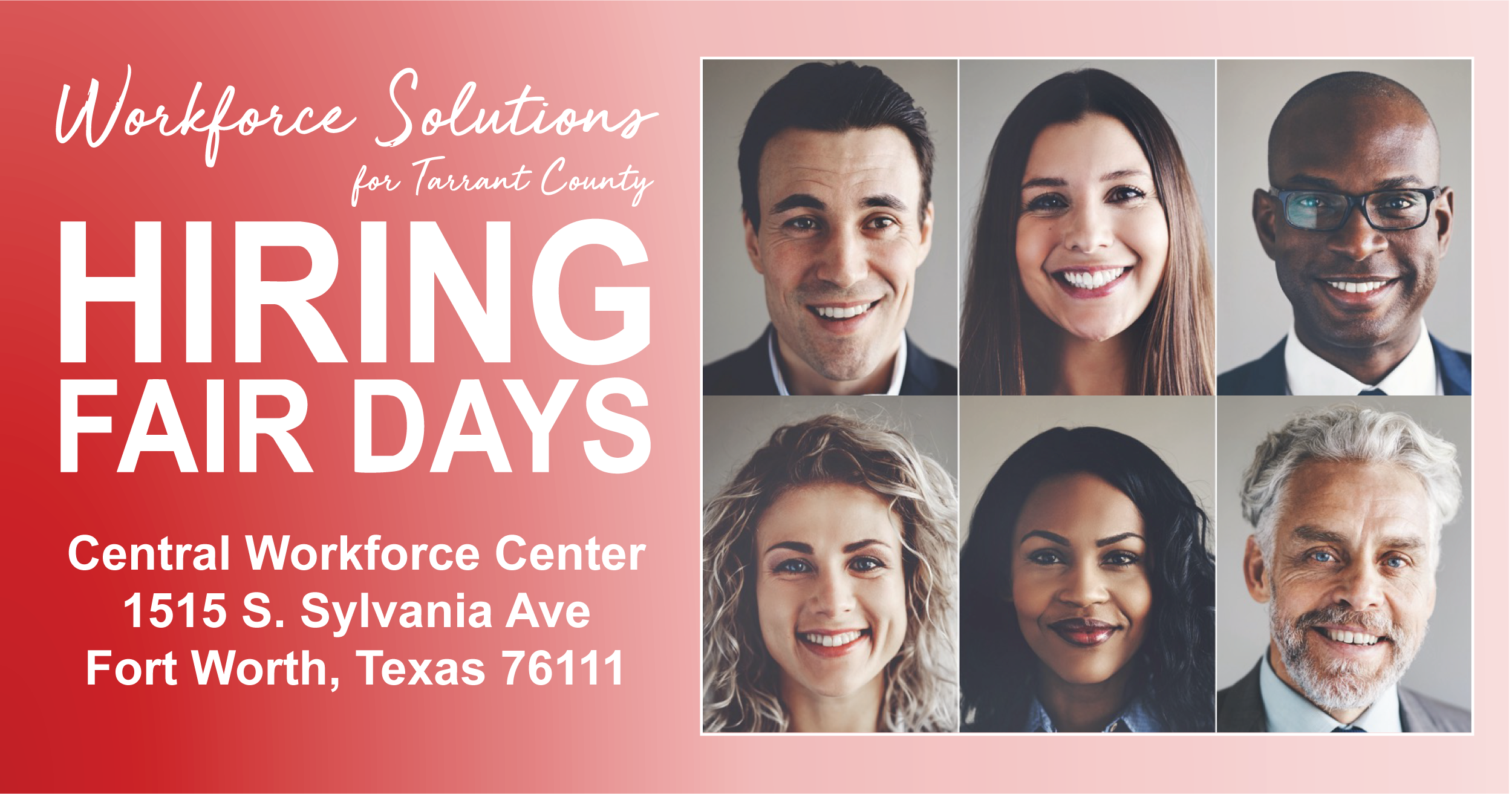 Central Workforce Center Hiring Fair Days Event - Workforce Solutions ...